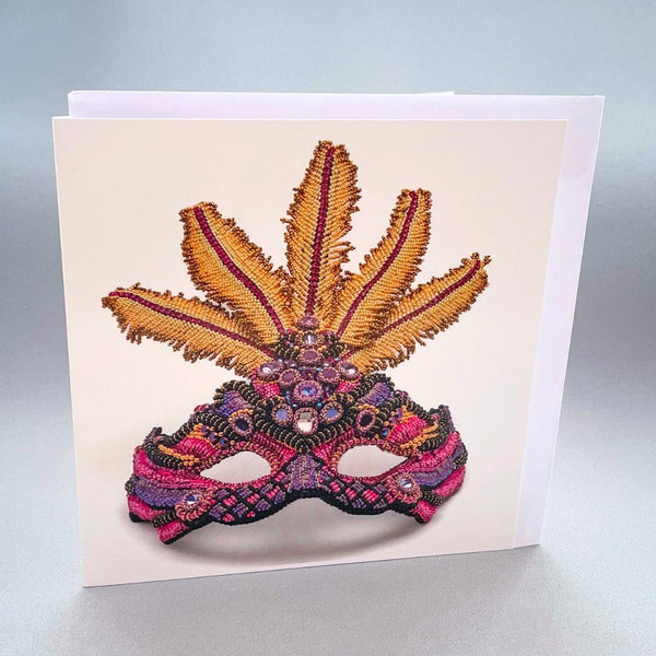 Greeting Card, Blank Inside, Antoinette Mask – catrionastarpins